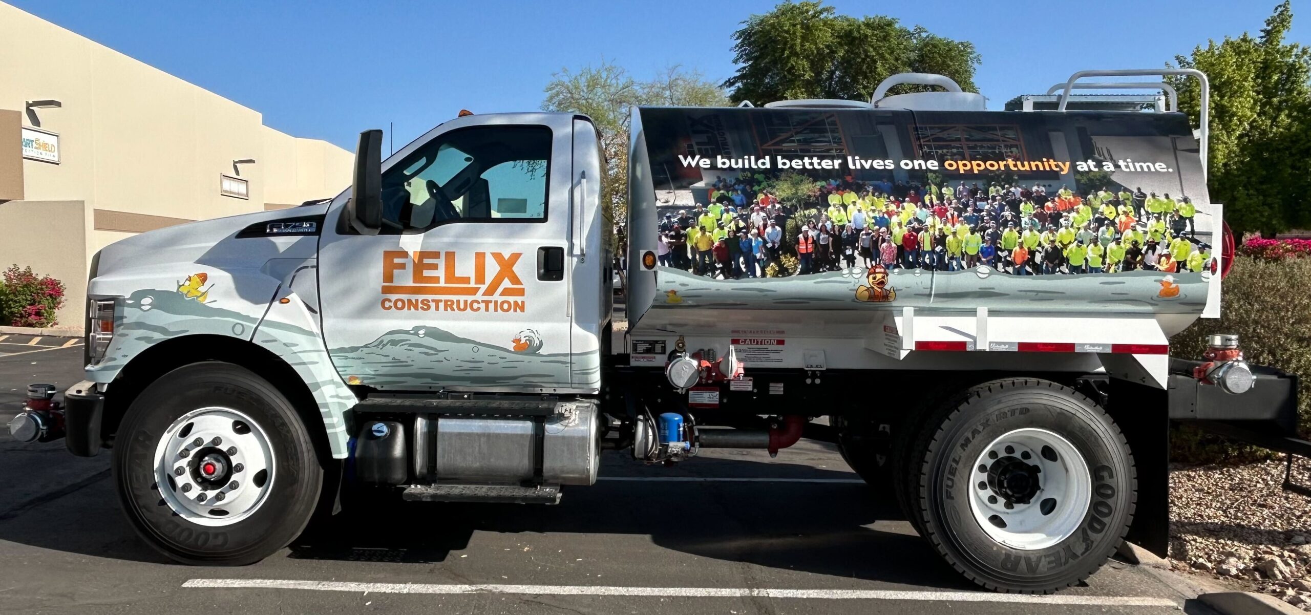 New Design for Felix Construction – SmartWrap Vehicle Wraps | Vinyl ...